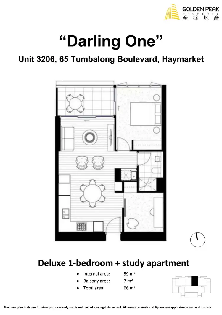 3206/65 Tumbalong Boulevard, Haymarket NSW 2000 - Apartment For Rent